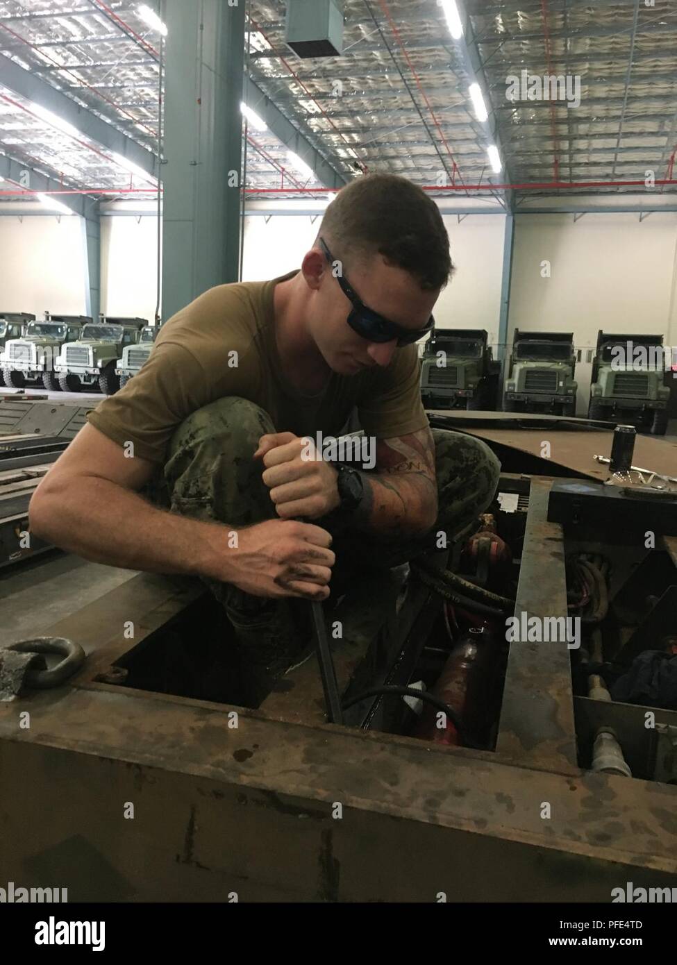 CAMP COVINGTON, Guam (June 6th, 2018) Construction Mechanic ...