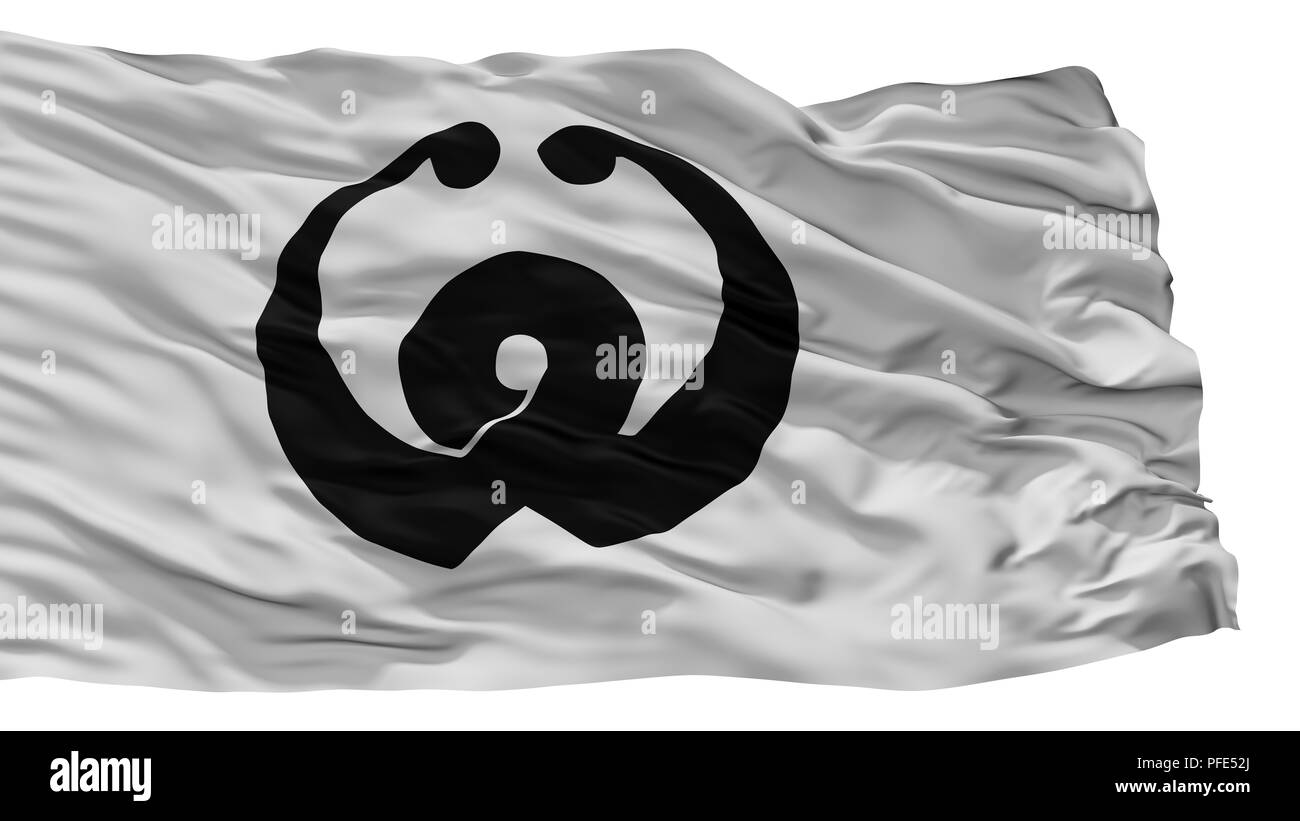 Susaki City Flag, Japan, Kochi Prefecture, Isolated On White Background ...