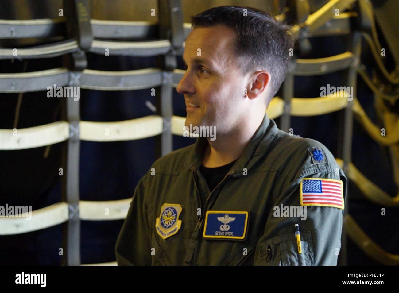 Lt. Col. Steven Wick, 305th Operations Group deputy commander ...