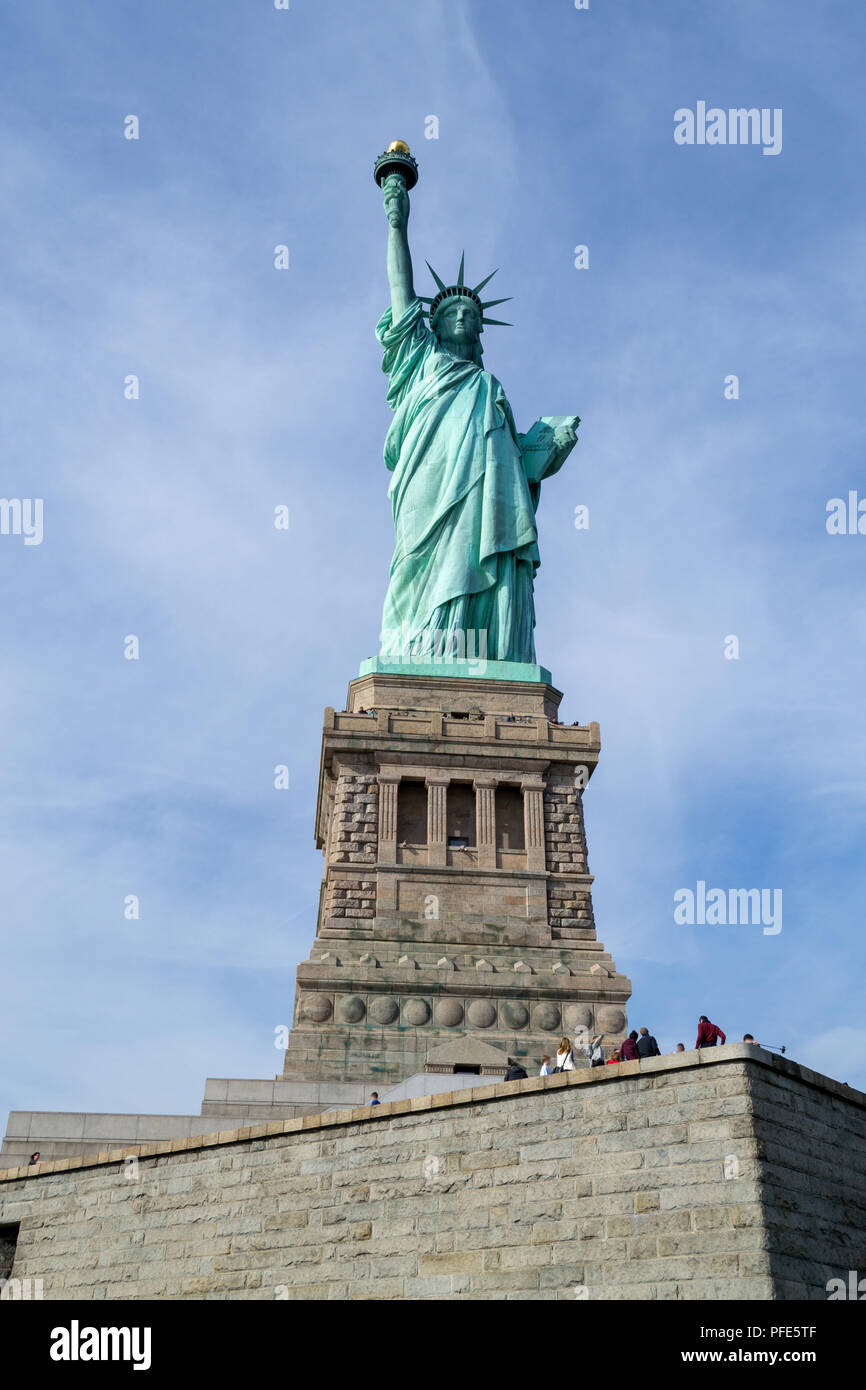 Statue of liberty (dedicated on October 28, 1886) is one of the most ...