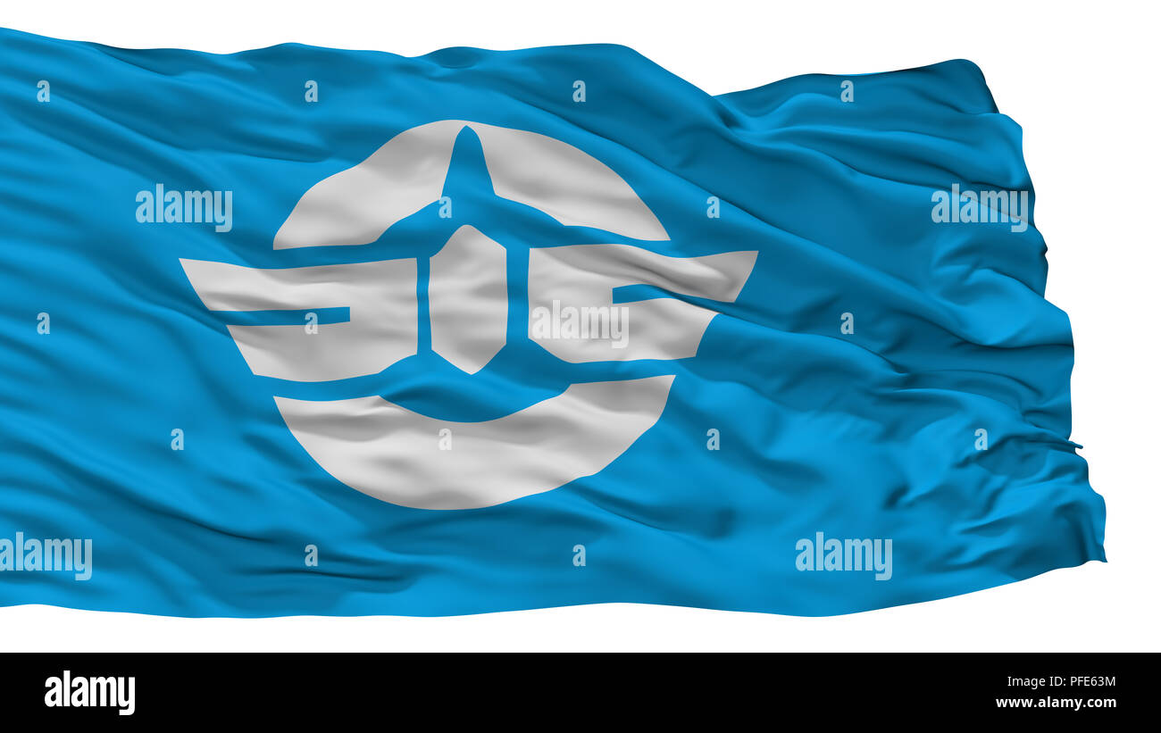 Tosashimizu City Flag, Japan, Kochi Prefecture, Isolated On White ...