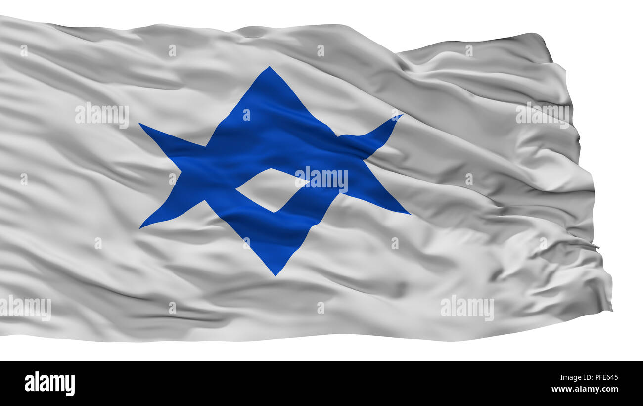 Toyota City Flag, Japan, Aichi Prefecture, Isolated On White Background ...