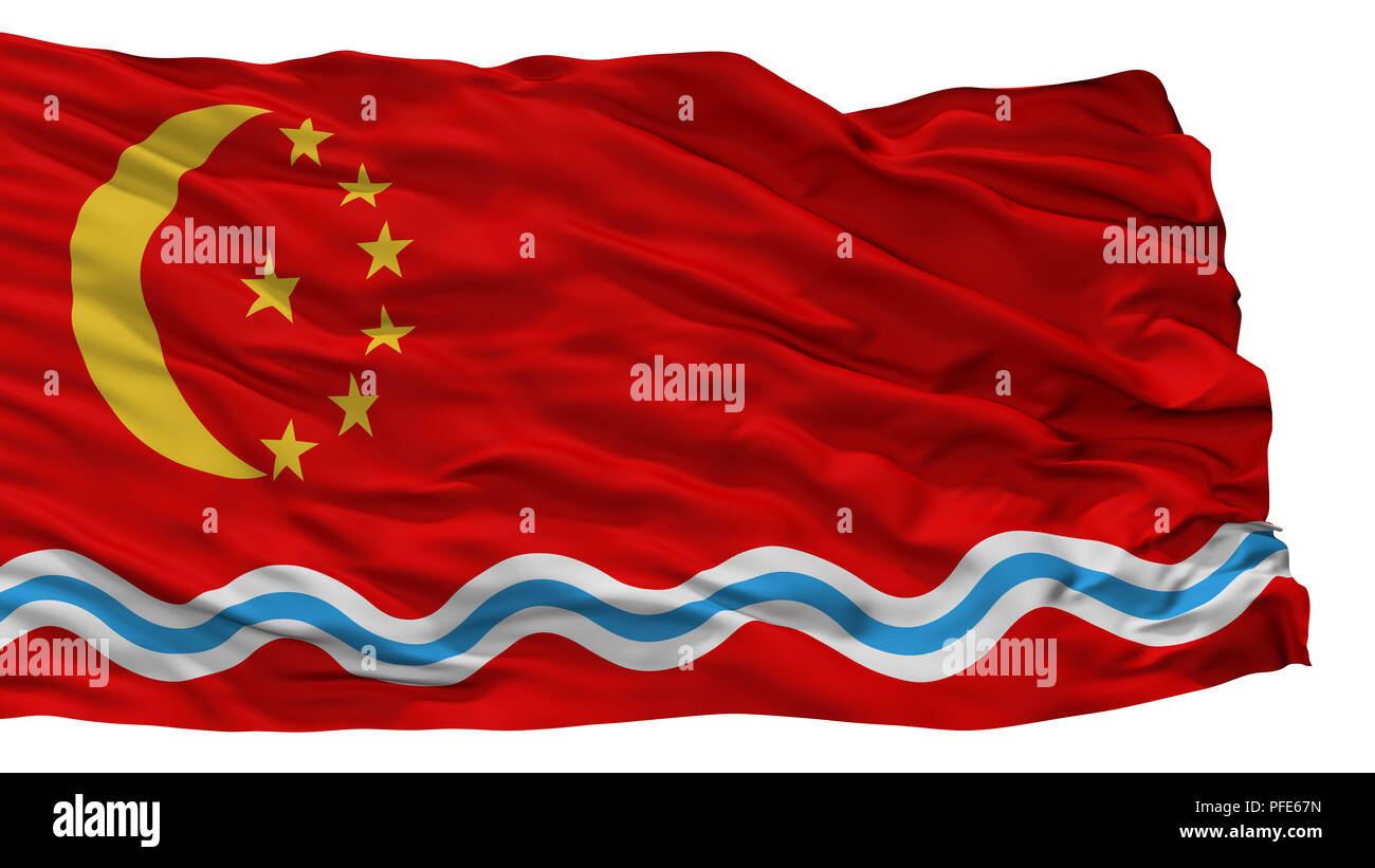 Batken City Flag, Kyrgyzstan, Isolated On White Background Stock Photo ...