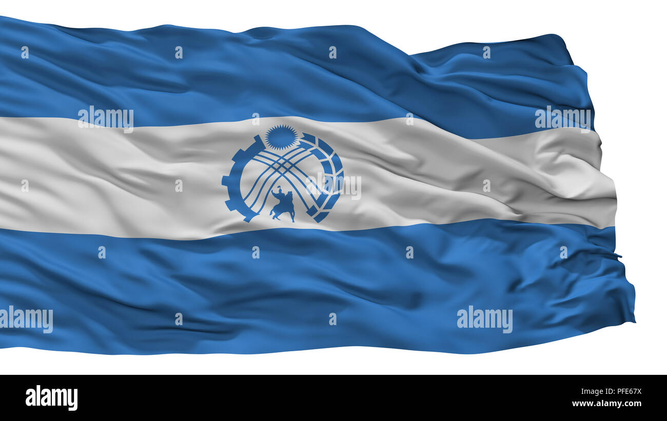 Tokmak City Flag, Kyrgyzstan, Isolated On White Background Stock Photo ...
