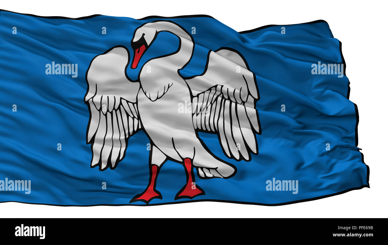 Jonava City Flag, Lithuania, Isolated On White Background Stock Photo ...