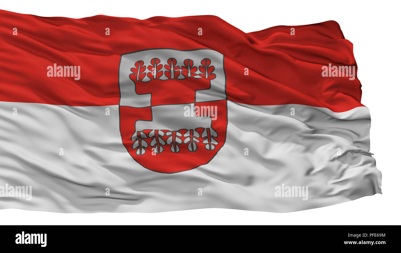 Silale City Flag, Lithuania, Isolated On White Background Stock Photo ...