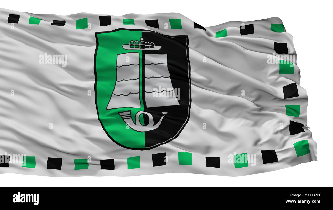 Silute City Flag, Lithuania, Isolated On White Background Stock Photo ...