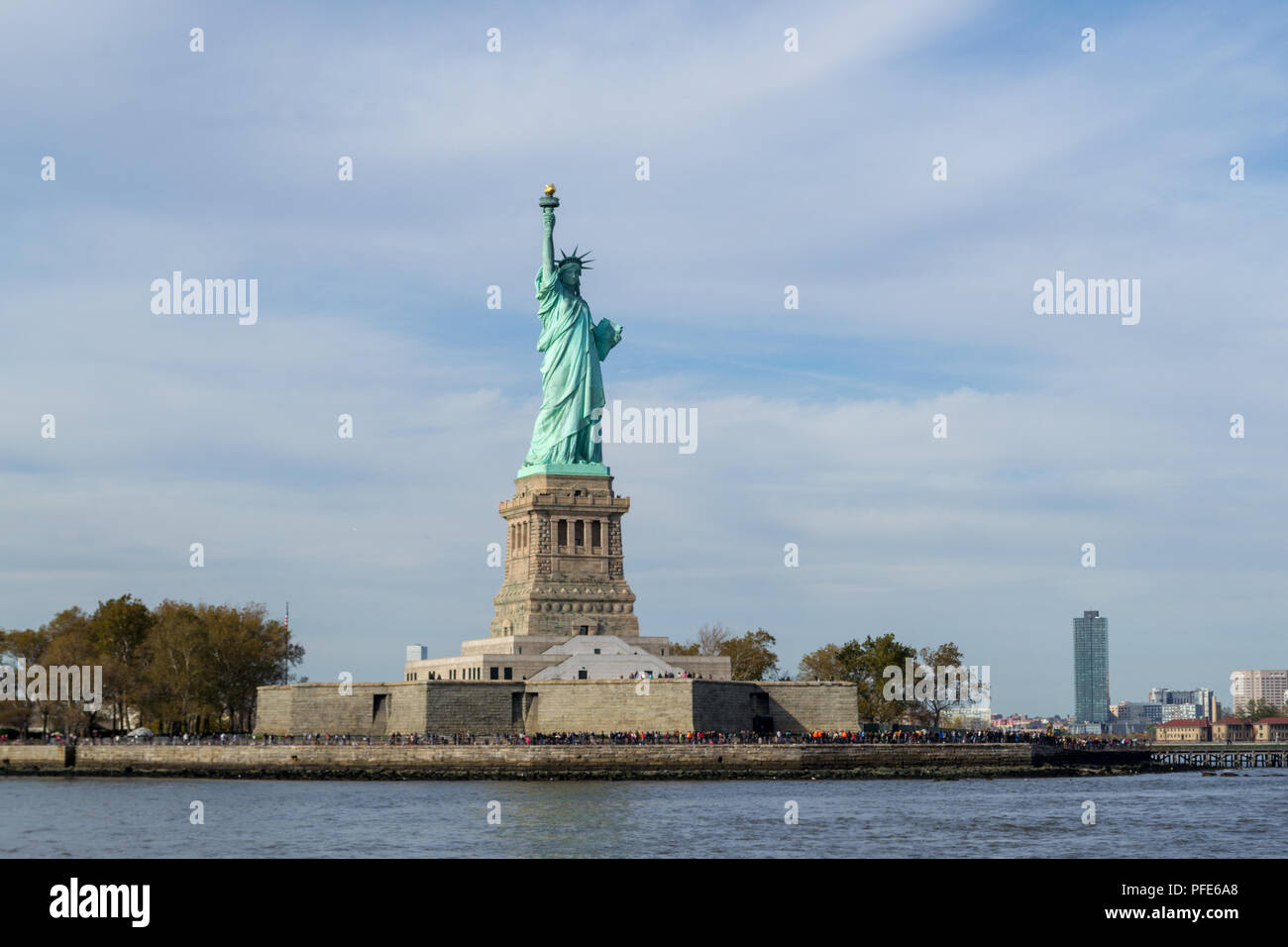 Statue of liberty (dedicated on October 28, 1886) is one of the most ...