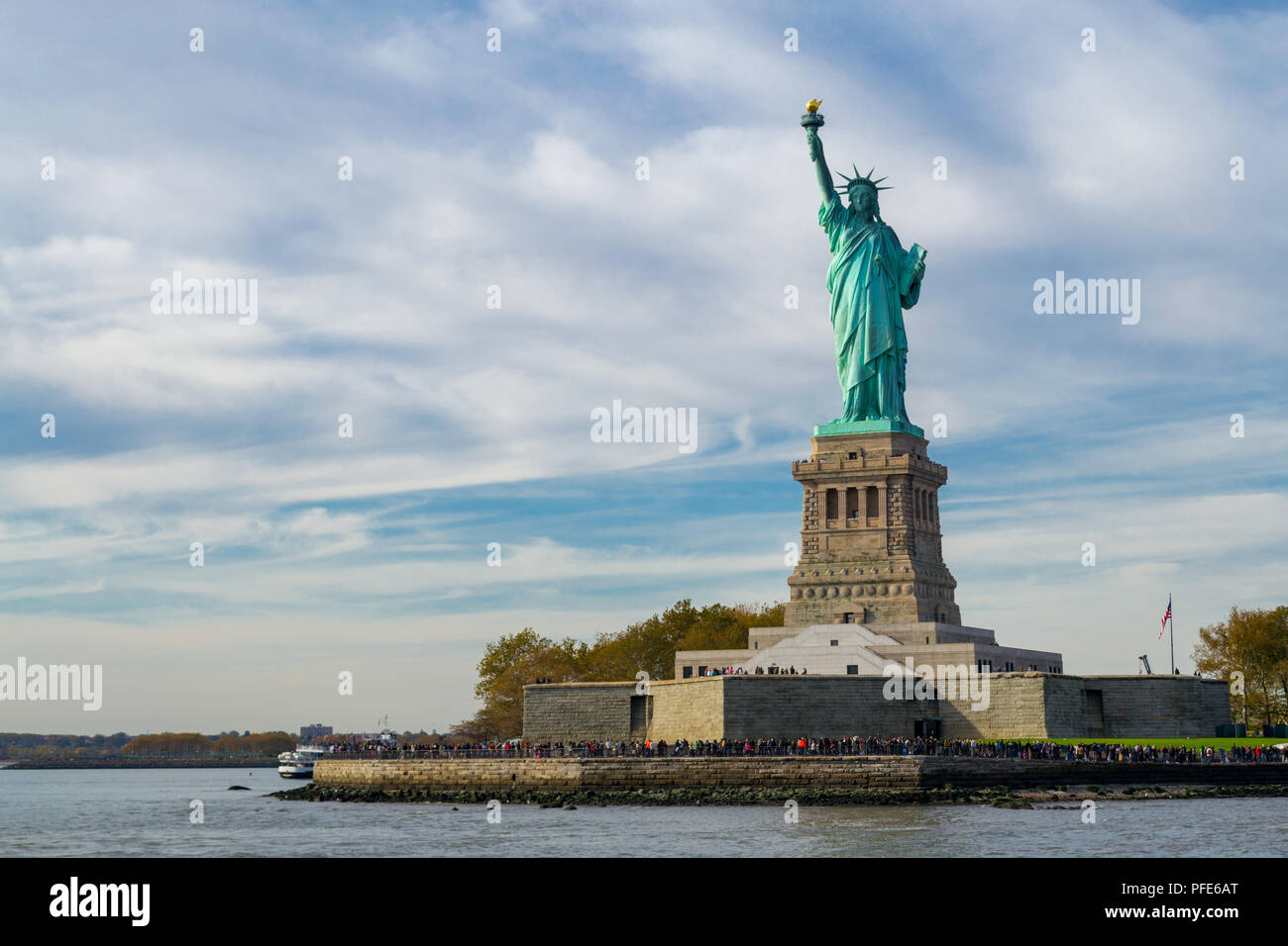 Statue of liberty (dedicated on October 28, 1886) is one of the most ...