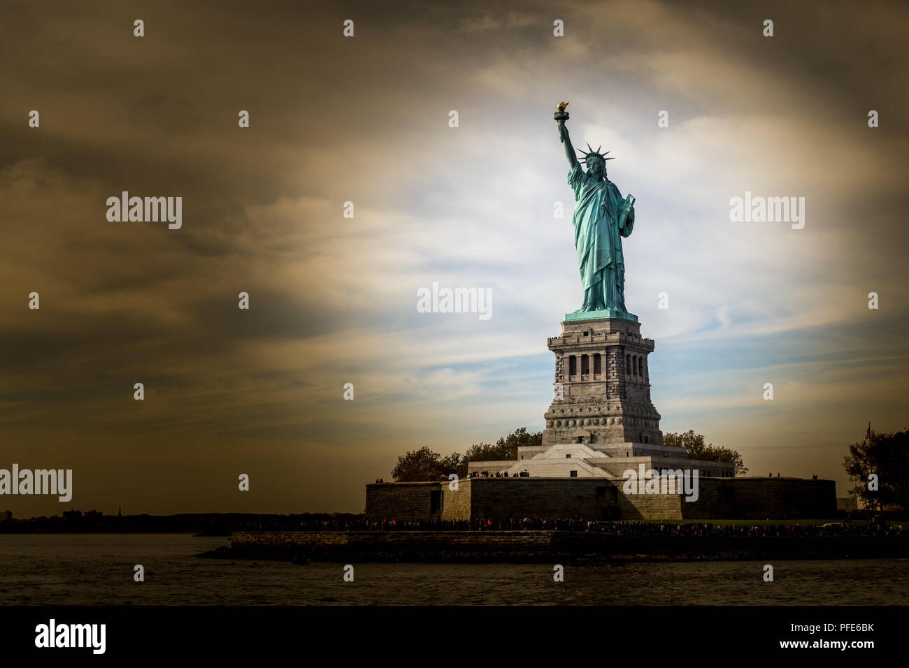 Statue of liberty (dedicated on October 28, 1886) is one of the most ...