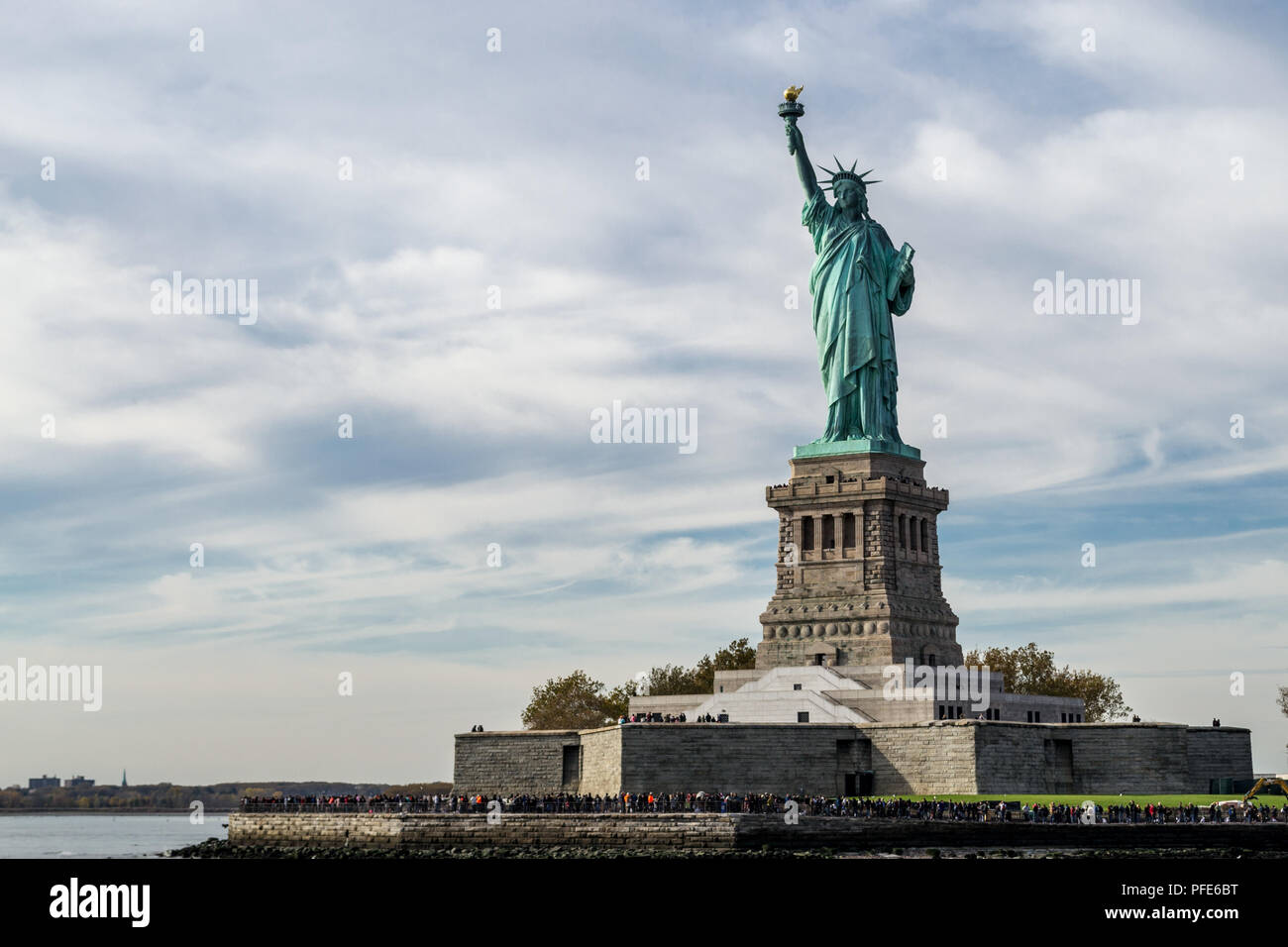 Statue of liberty (dedicated on October 28, 1886) is one of the most ...