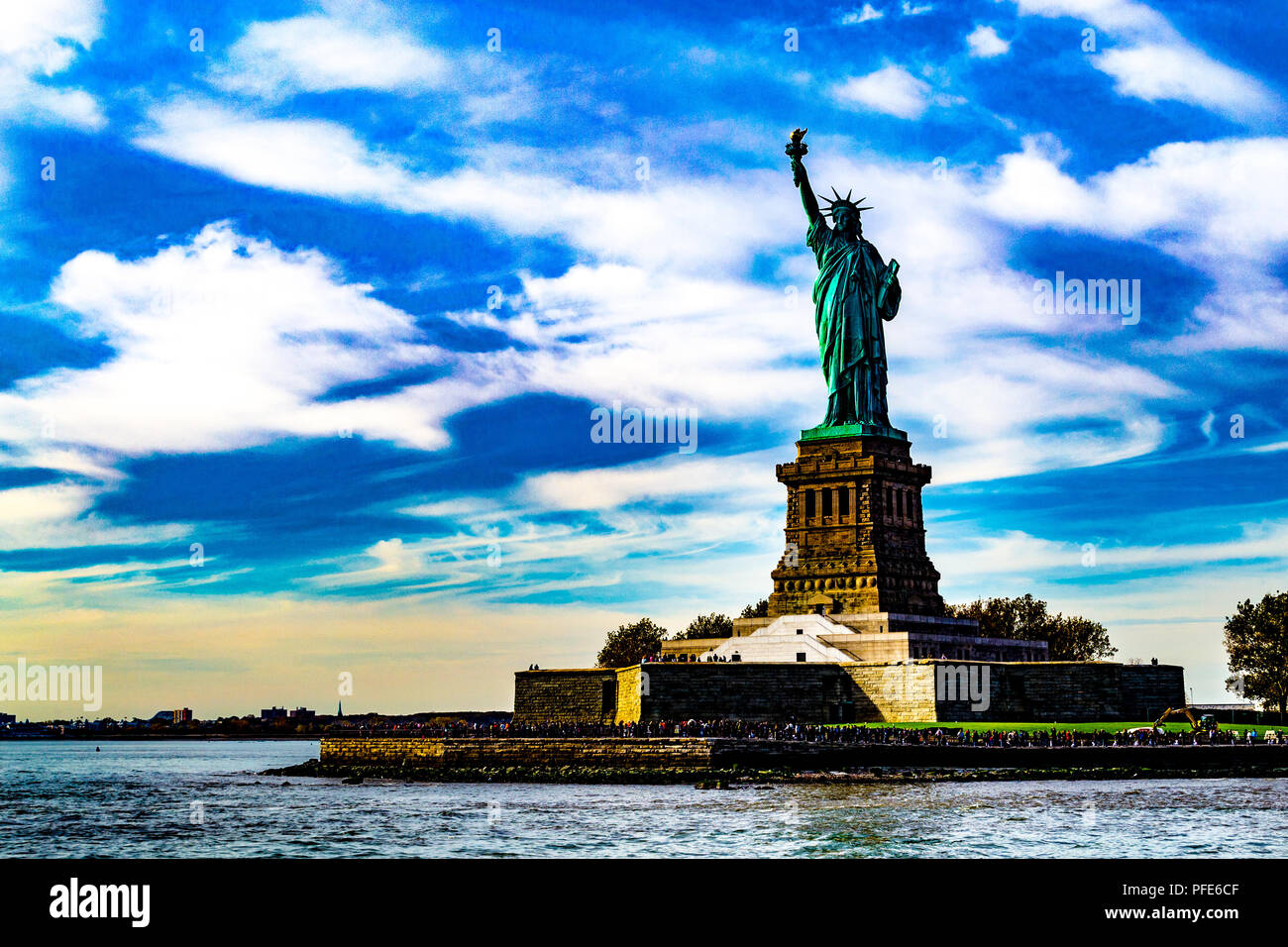 Statue of liberty (dedicated on October 28, 1886) is one of the most ...