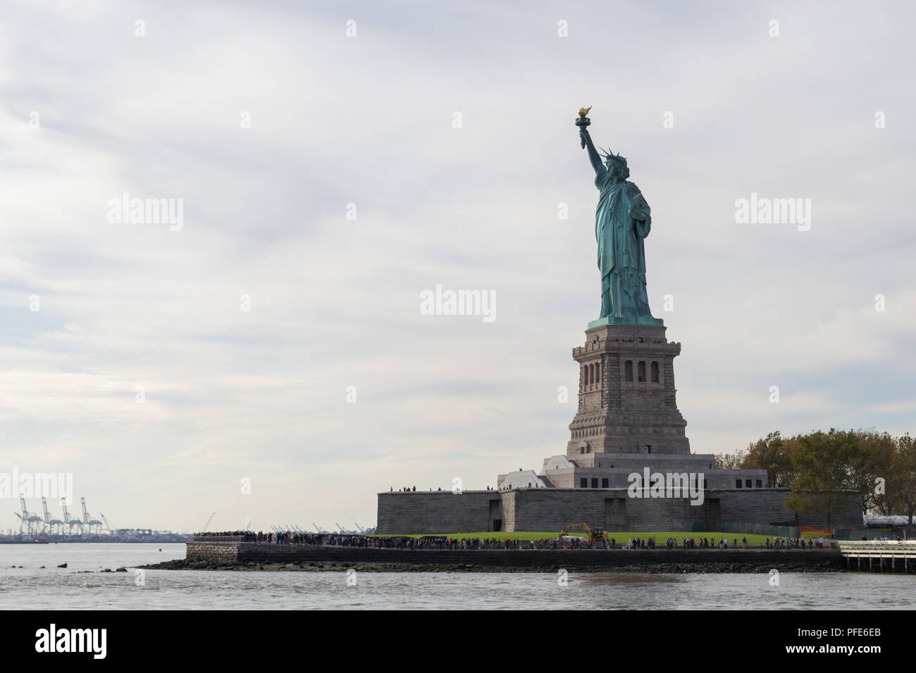 Statue of liberty (dedicated on October 28, 1886) is one of the most ...