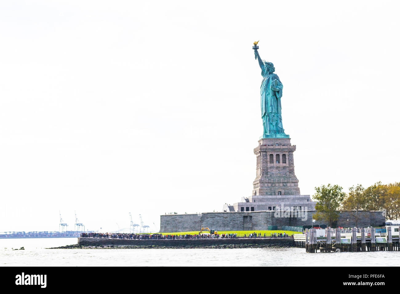 Statue of liberty (dedicated on October 28, 1886) is one of the most ...
