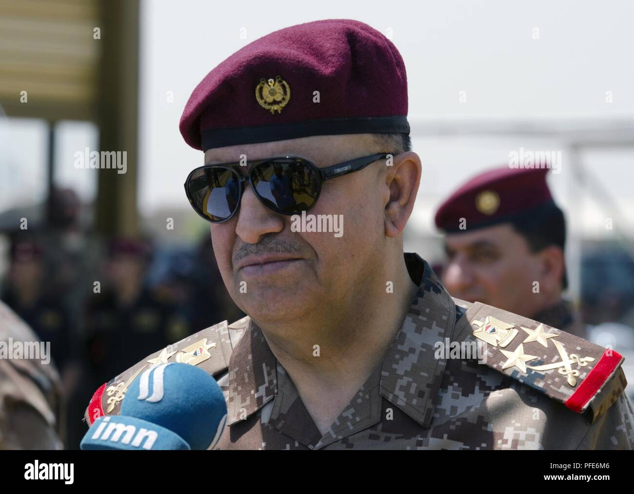 Iraqi Counter Terrorism Service commander, General Talib Shaghati ...