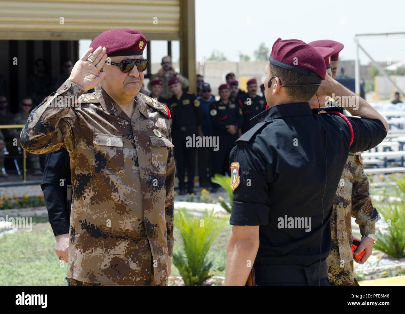 Iraqi Counter Terrorism Service commander, General Talib Shaghati ...