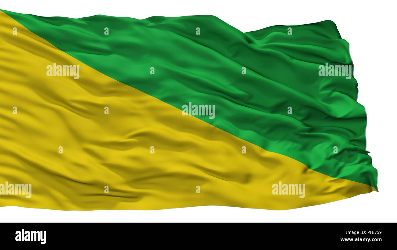 Ica City Flag, Peru, Isolated On White Background Stock Photo - Alamy