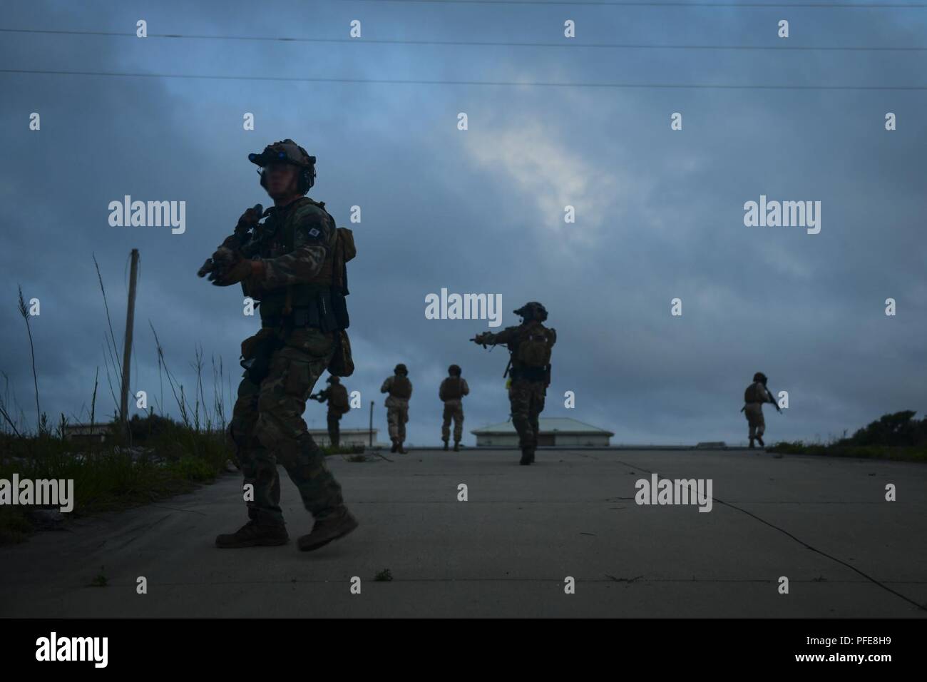 A U.S. Marine Corps Raider with the 3d Marine Raider Battalion ...