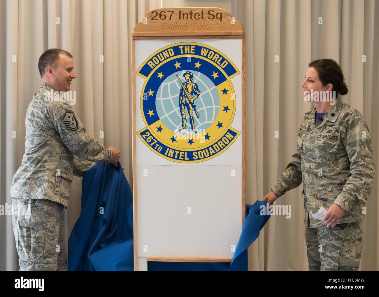 Current and former Airmen of the 267th Intelligence Squadron joined ...
