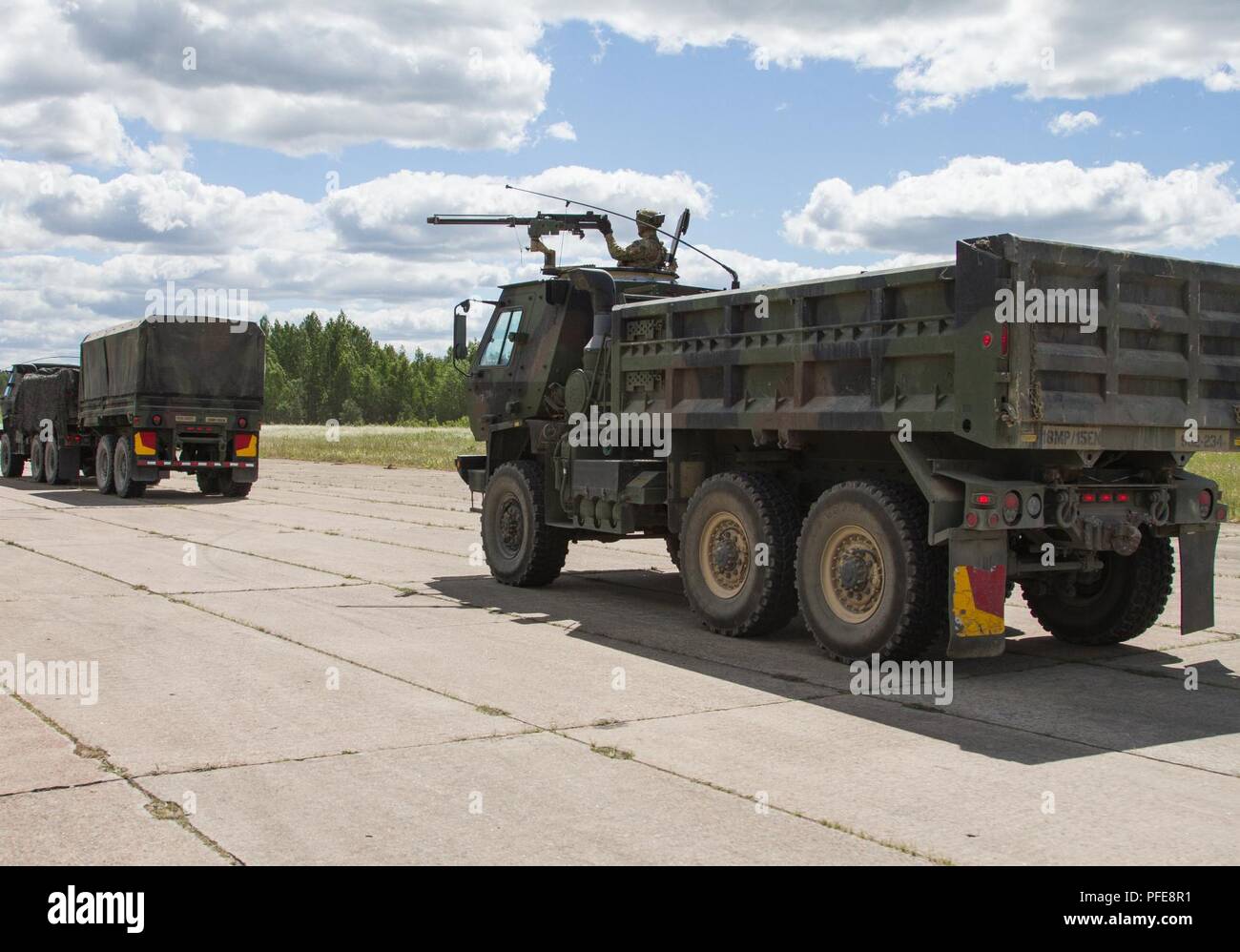 RUKLA, Lithuania - A U.S Army Soldier with 902nd Engineer Construction ...