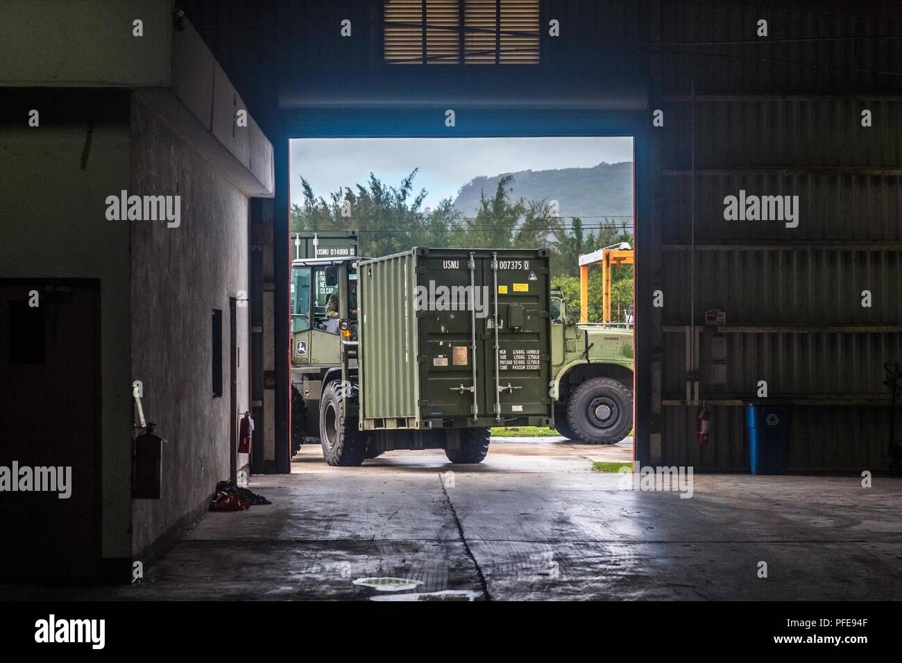 Santa Rita, Guam (June 9, 2018) Equipment Operator 2nd Class Corey ...