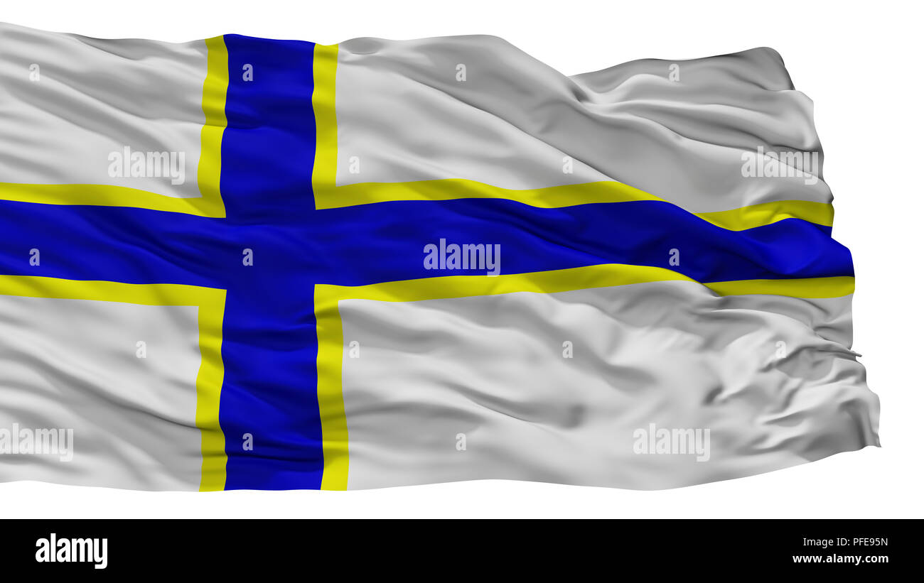 Bayamon City Flag, Puerto Rico, Isolated On White Background Stock ...