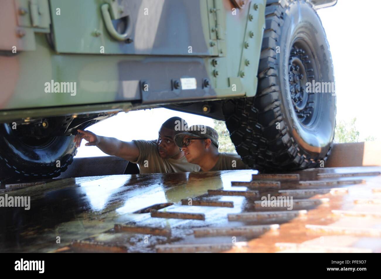 Processing military vehicles hi-res stock photography and images - Alamy