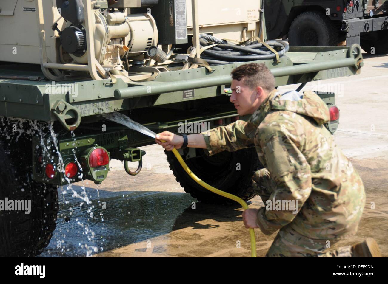 Soldier from 173rd Airborne Brigade utilize the Theater Logistic ...