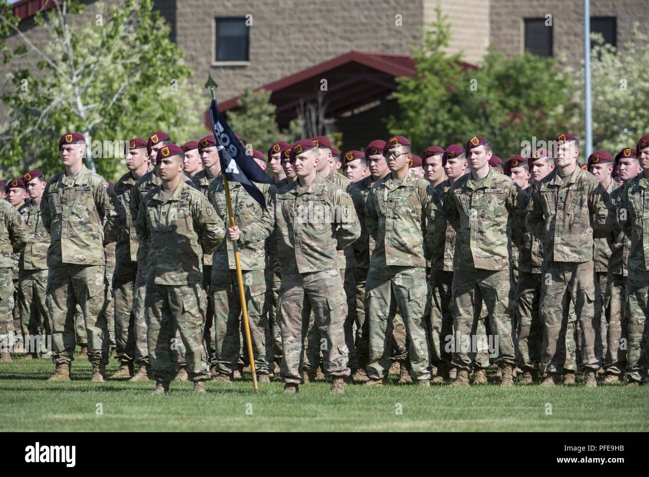 Paratroopers assigned to the 3rd Battalion, 509th Parachute Infantry ...