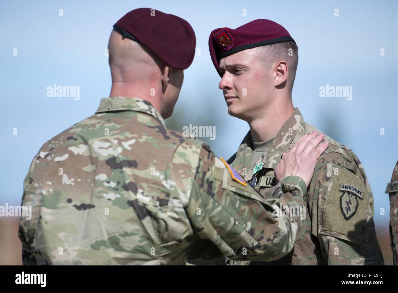 Paratroopers assigned to the 3rd Battalion, 509th Parachute Infantry ...