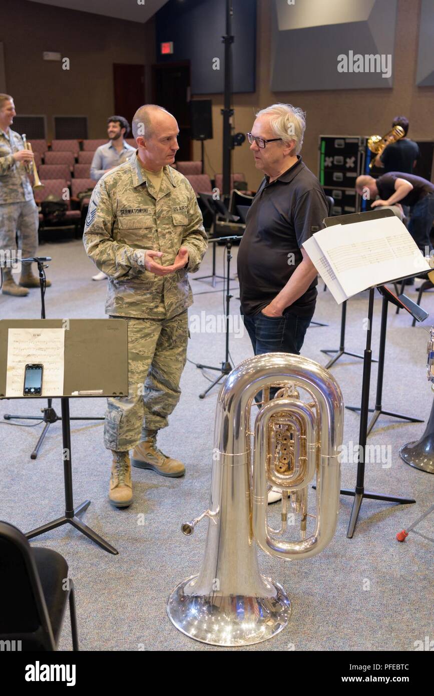 U.S. Air Force Master Sgt. Alex Serwatowski, Heartland of America Band ...