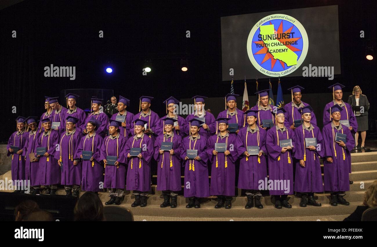 New high school graduates and Sunburst Youth Challenge Academy cadets ...
