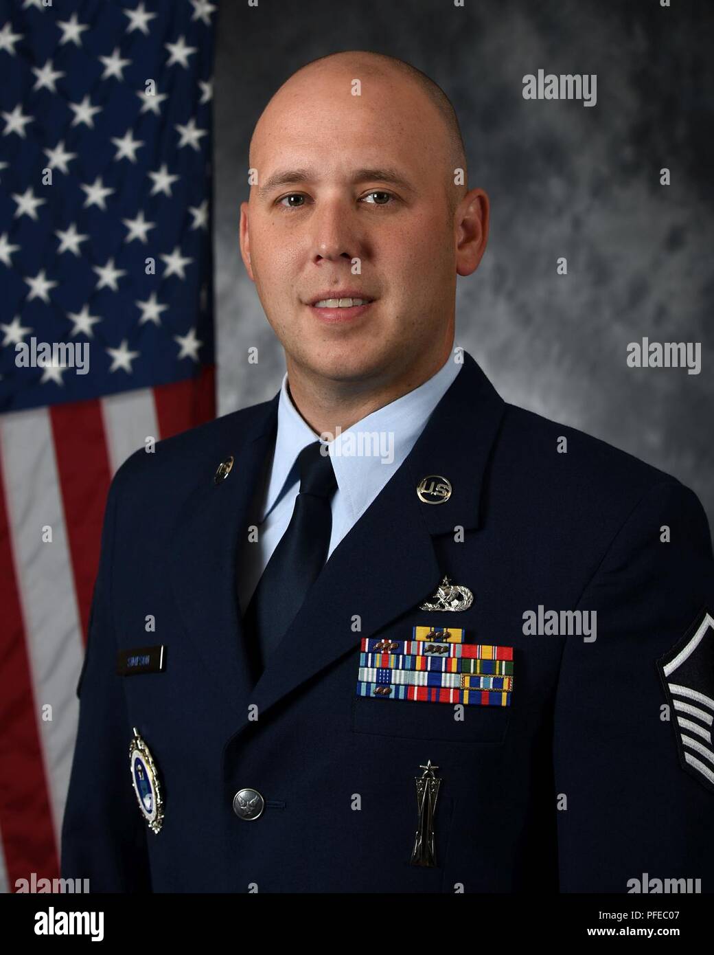 photo of Air Force Master Sgt. Matthew Simpson Stock Photo - Alamy