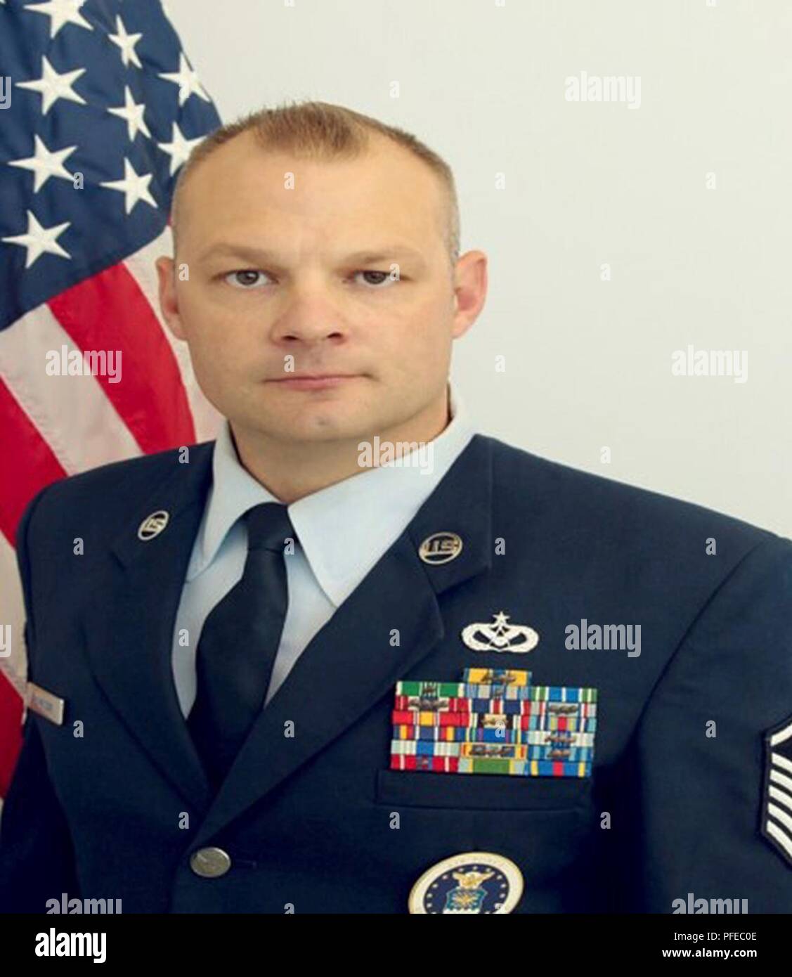 photo of Air Force Master Sgt. James Thompson Stock Photo - Alamy