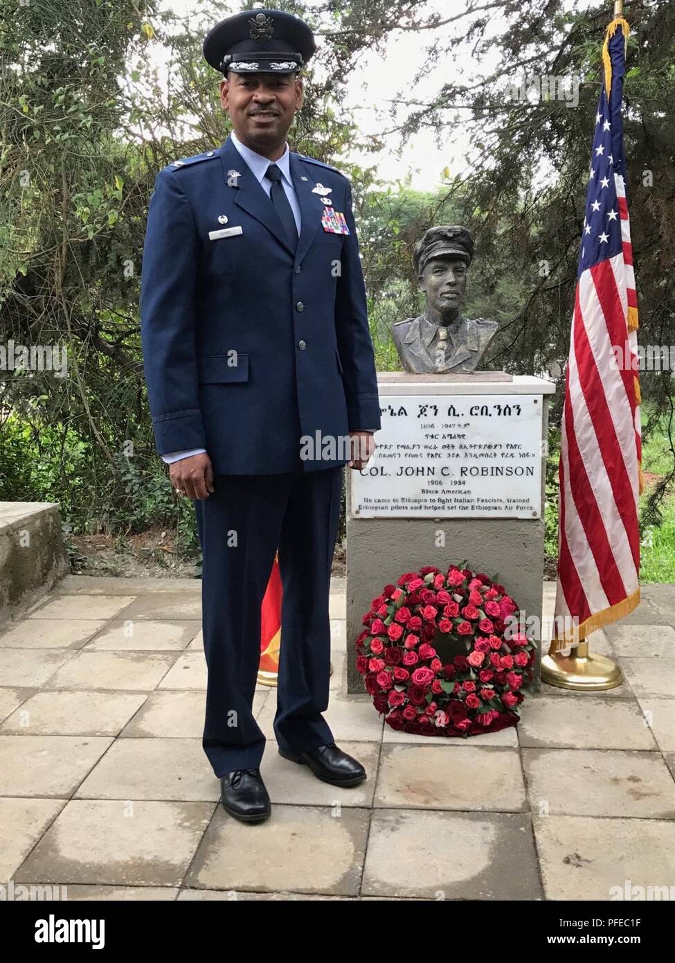 Col. Edward H. Evans, Jr., commander of the 186th Air Refueling Wing in ...
