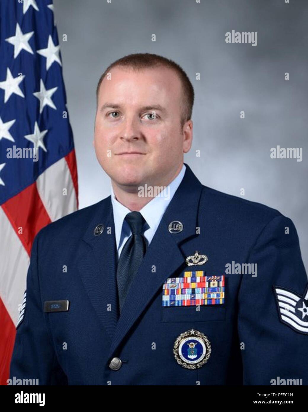 photo of Air Force Tech Sgt. John Spring Stock Photo - Alamy