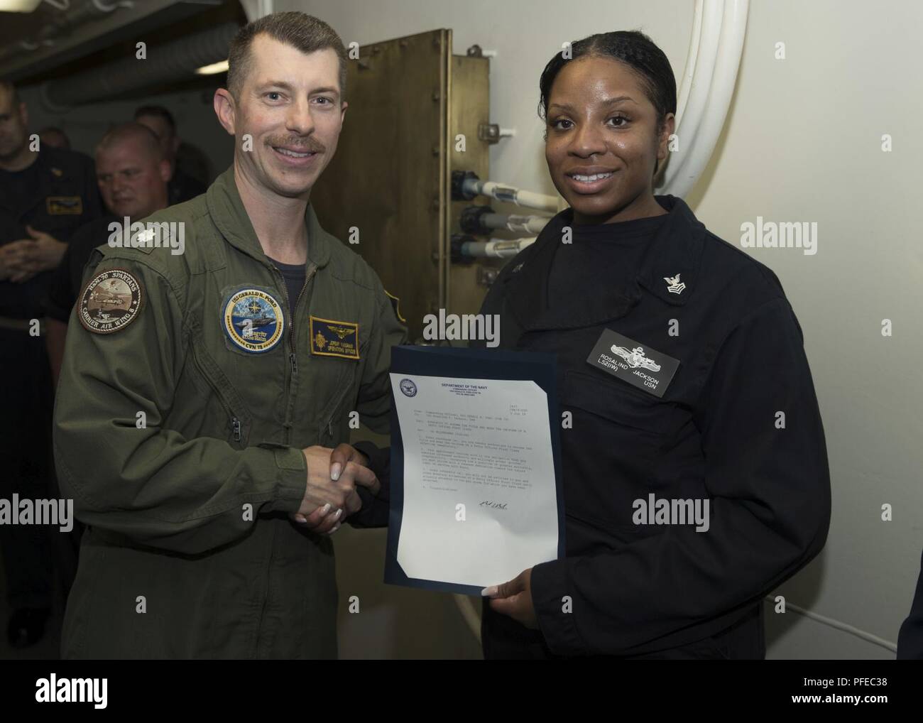 ATLANTIC OCEAN (June 3, 2018) -- Logistics Specialist 1st Class ...