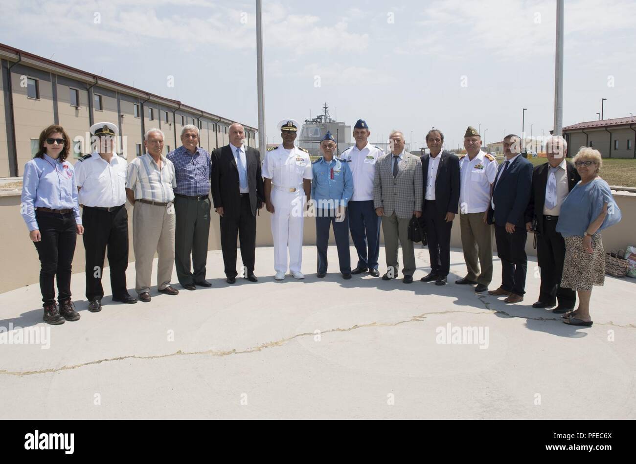 Romania (June 2, 2018) Capt. Charlos Washington, commanding officer for ...