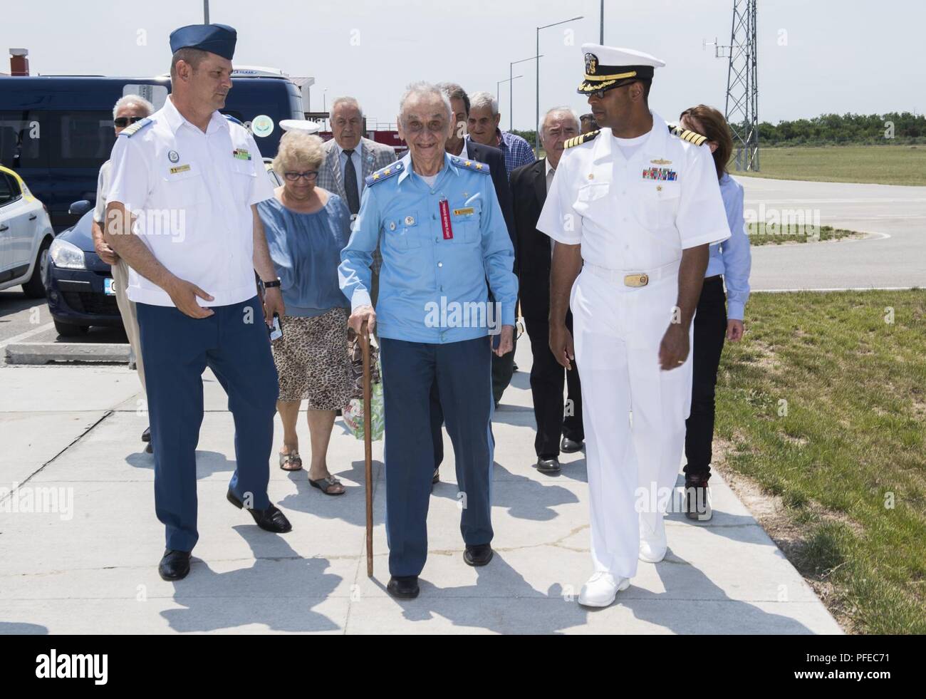 Romania (June 2, 2018) 99-year-old Romanian Maj. Gen. (ret.) Ion Dobran ...