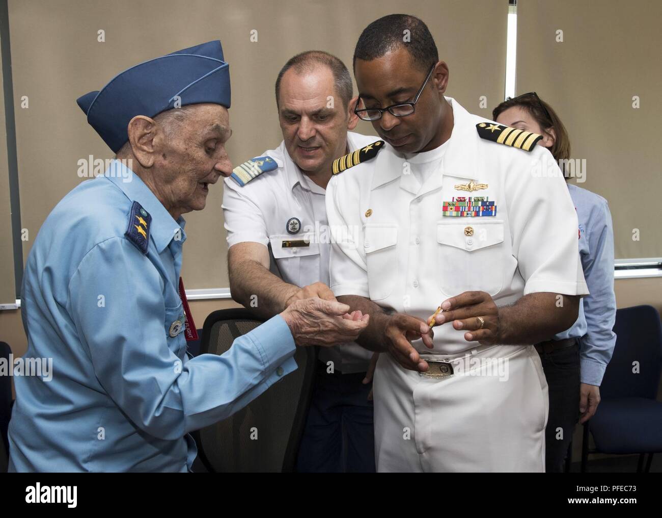Romania (June 2, 2018) Capt. Charlos Washington, commanding officer for ...
