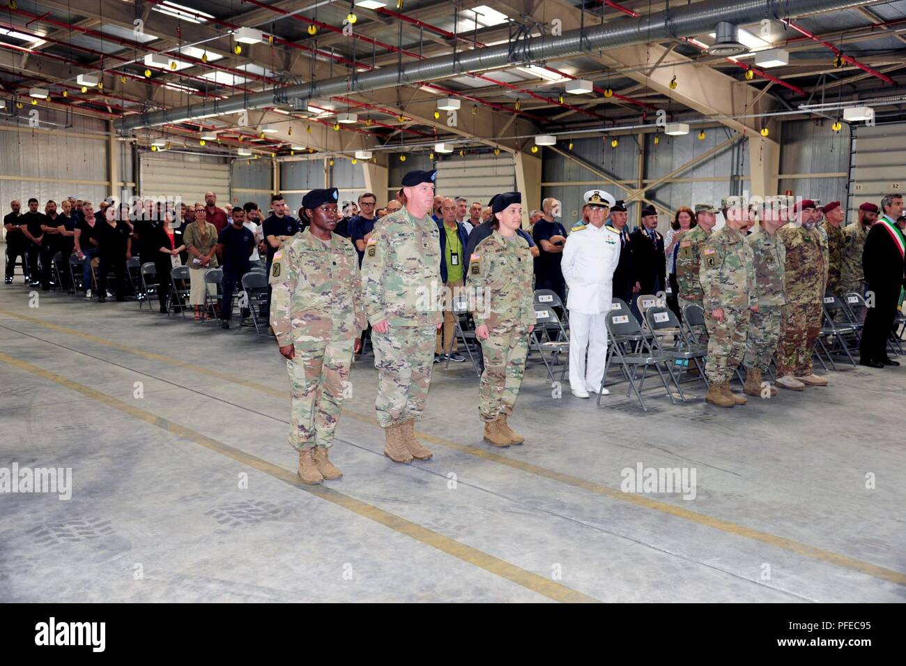 From left to right, U.S. Army Lt. Col. Crystal M. Hills, outgoing ...