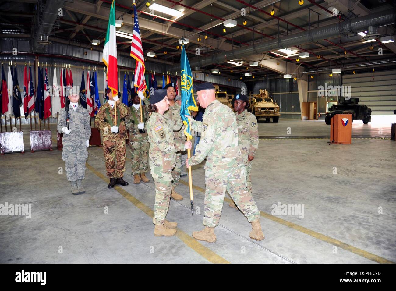 U.S. Army Col. Rodney H. Honeycutt, Commander 405th Army Field Support ...