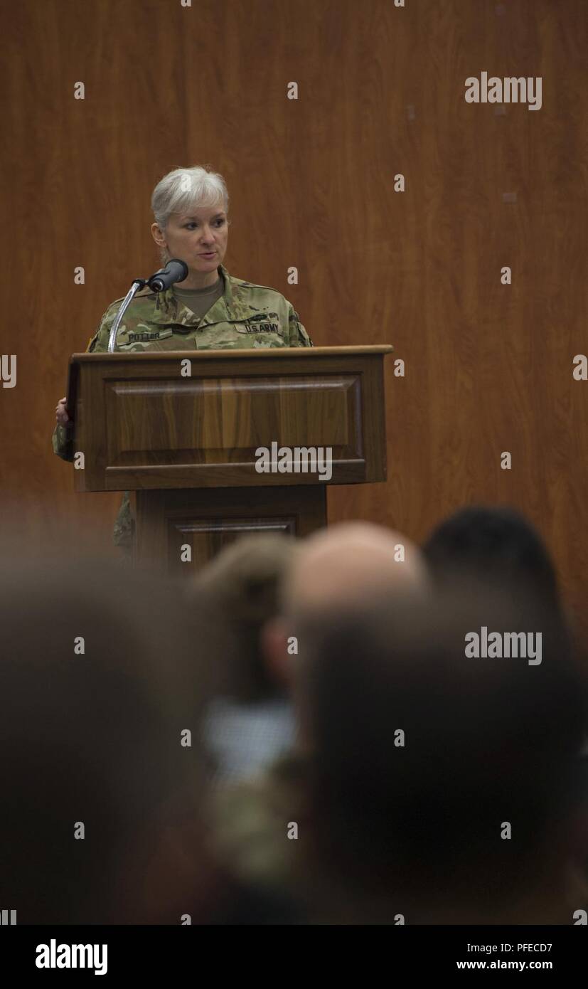 U.S. Army Brig. Gen. Laura Potter, Headquarters European Command ...