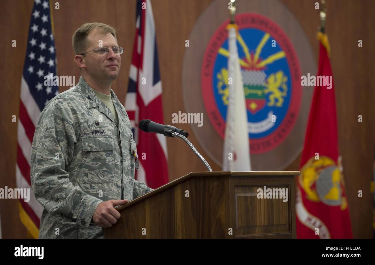 U.S. Air Force Colonel Parker Wright, former Commander of the Joint ...