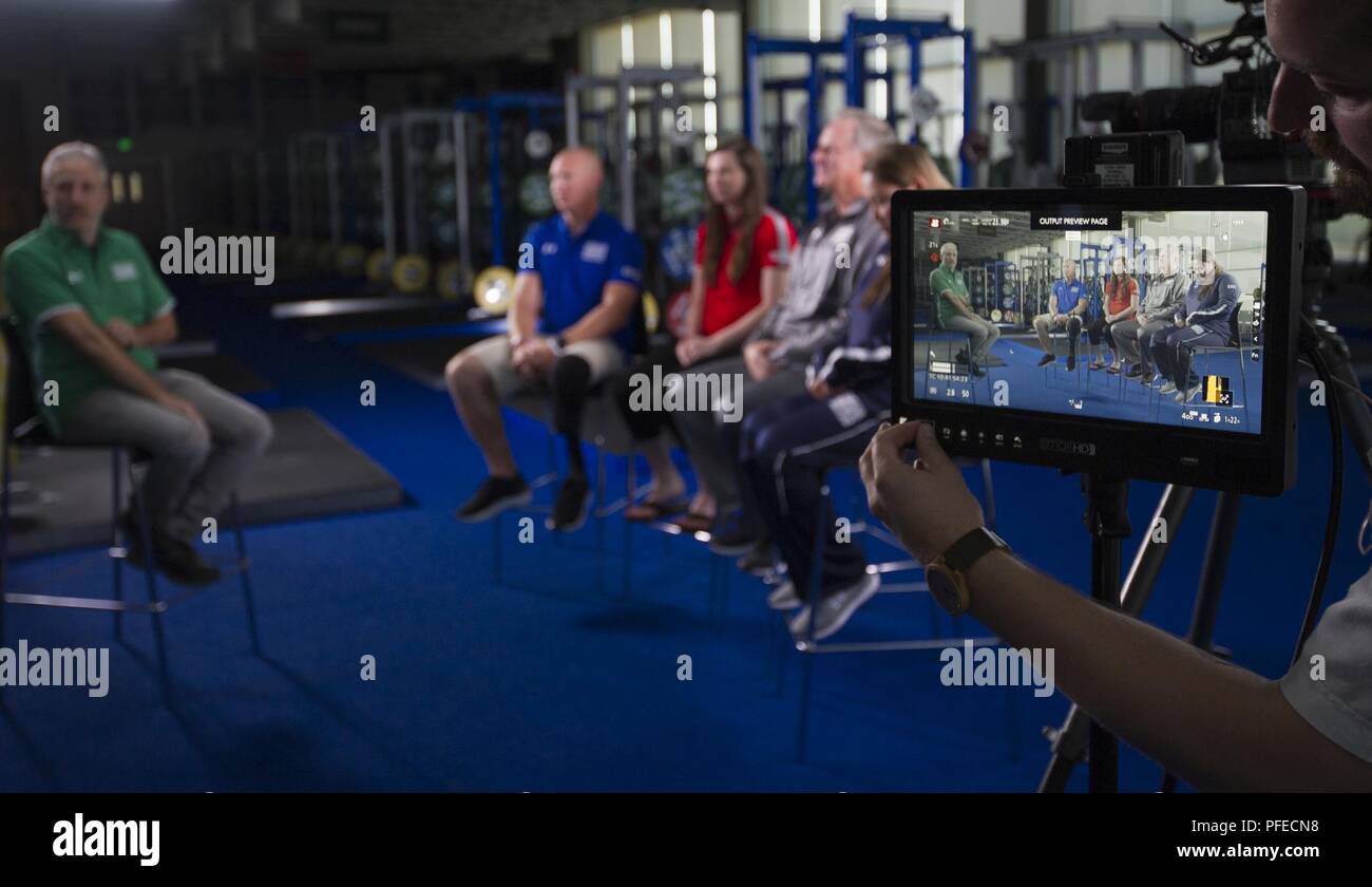Comedian Jon Stewart and master of ceremonies for the DoD Warrior Games ...