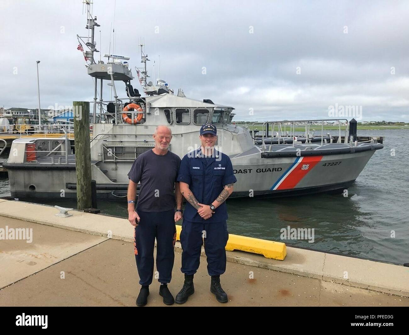 Petty Officer 2nd Class Eric Thornton, a Surfman at Coast Guard Station ...