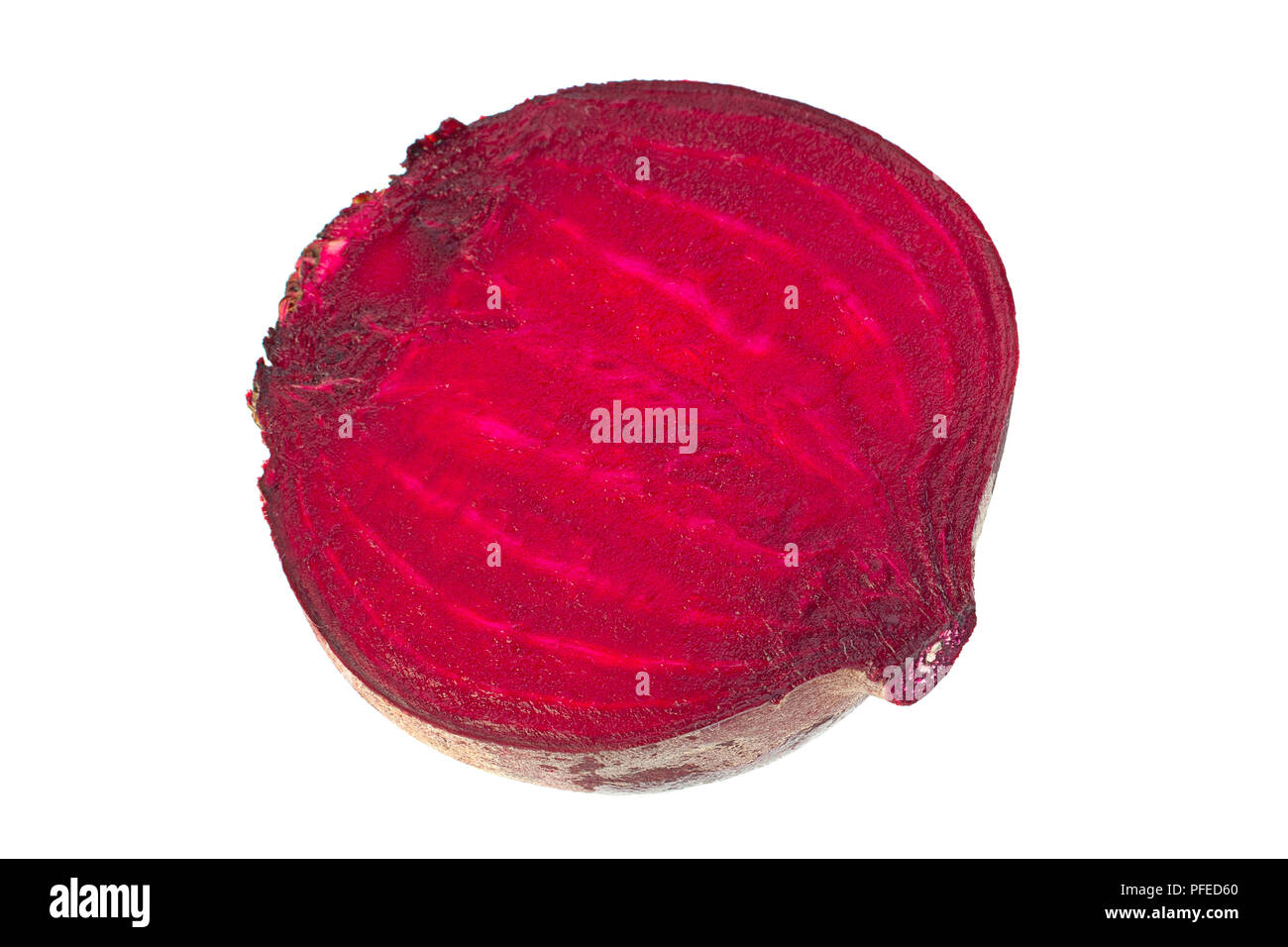 Beet root closeup isolated on white background Stock Photo - Alamy