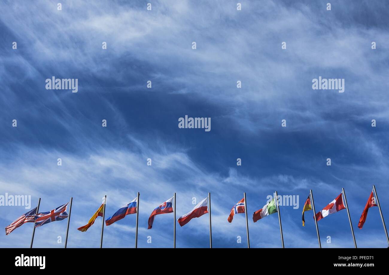 Nato allies flags hi-res stock photography and images - Alamy