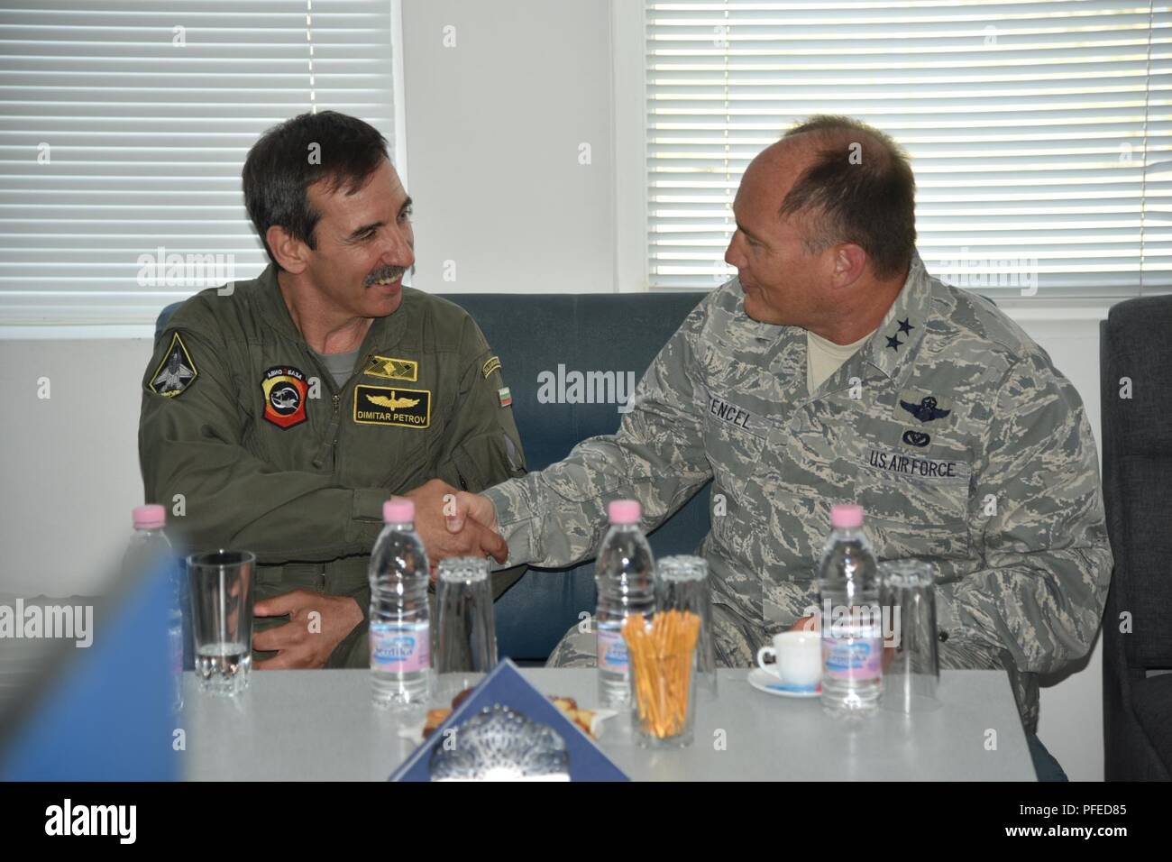 Maj. Gen. Michael Stencel, Adjutant General, Oregon, meets with ...