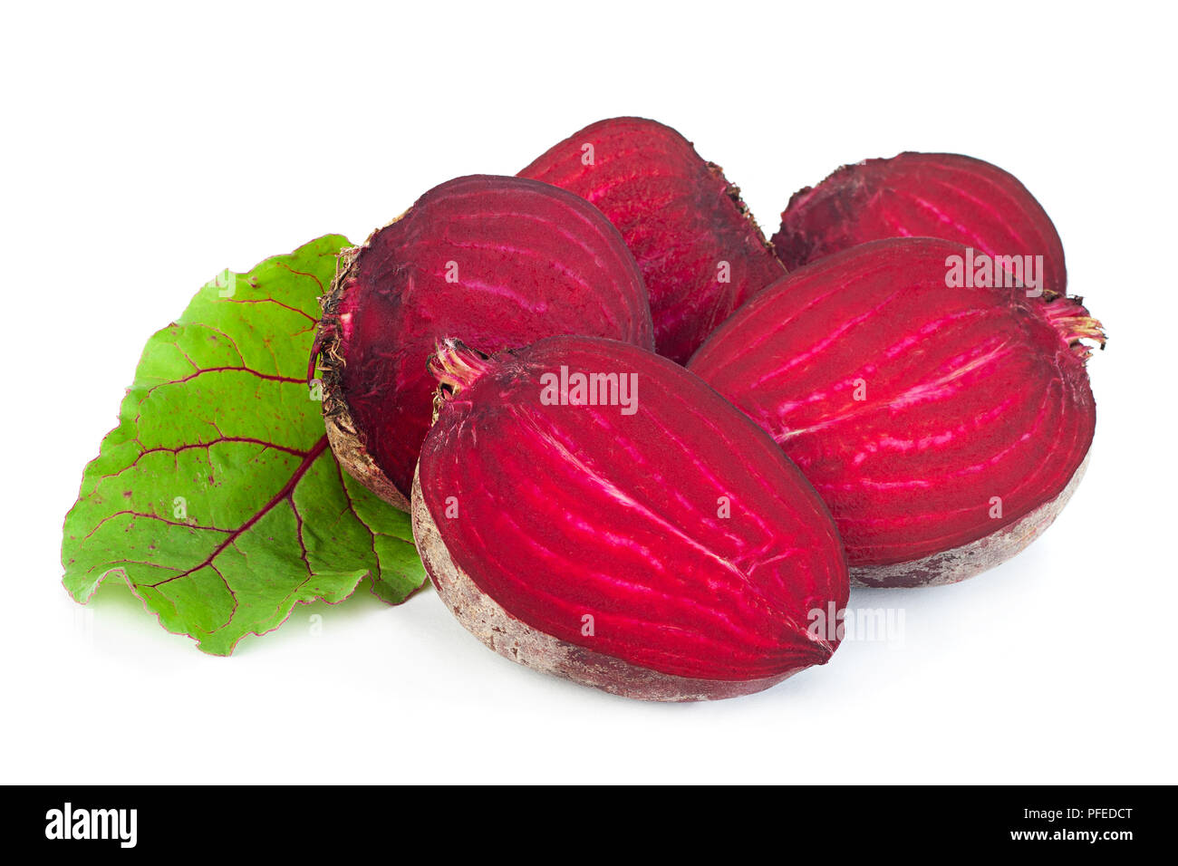 Beet root closeup isolated on white background Stock Photo - Alamy